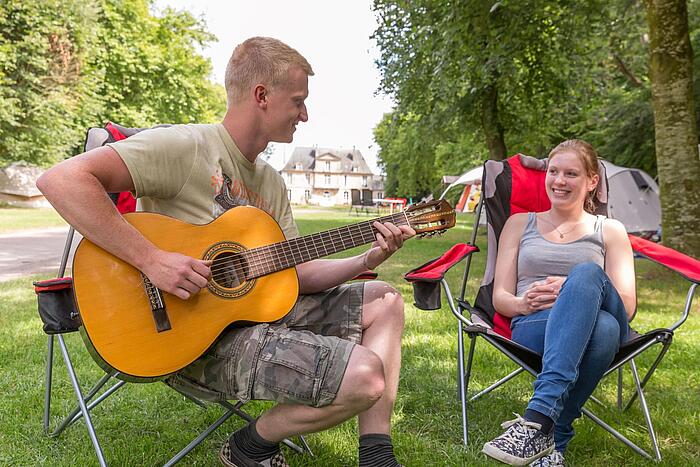 Camping as a couple camping : head for a camping holiday | Les Castels